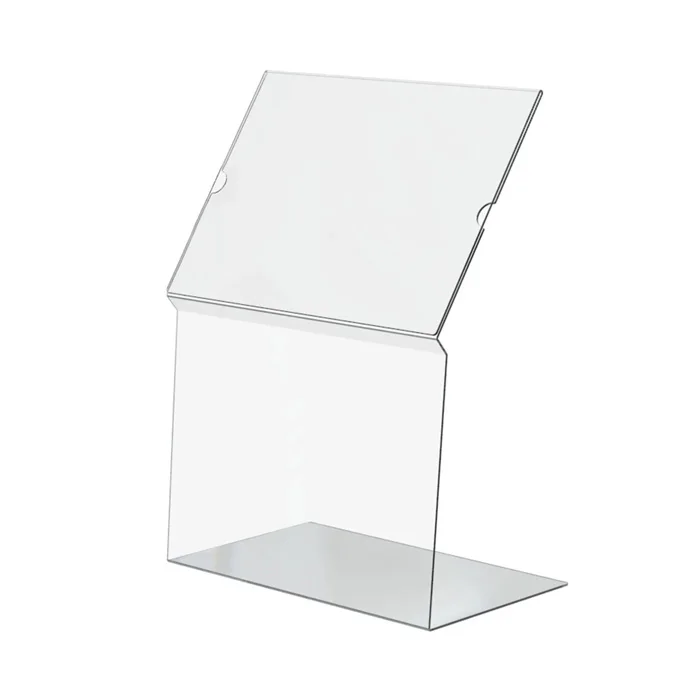 Eco-friendly A3/A4 Clear Acrylic Display Stands for Mattress Tickets