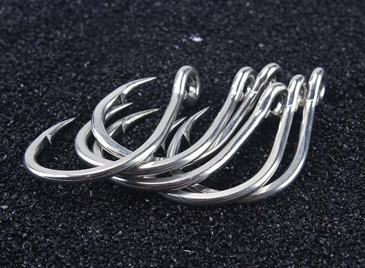 Mustad 10881 Stainless High Carbon Steel Large Squid Bait Fishing ...