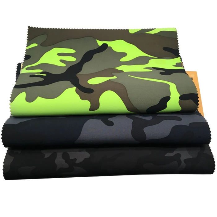 Soft Neoprene Fabric Sheets Custom Made Printed Nylon Fabric Lining 2mm ...