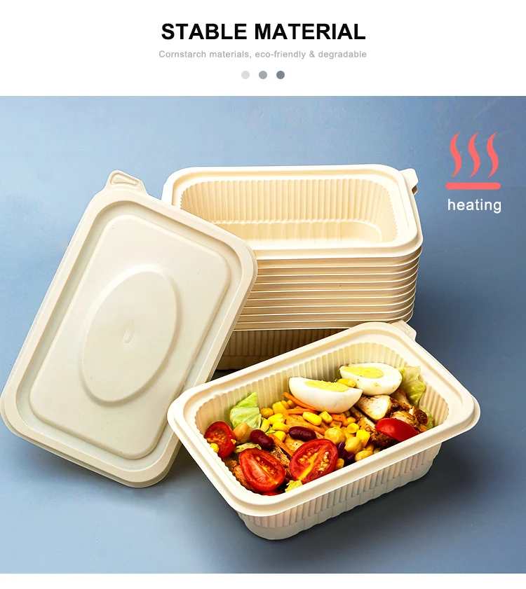 Wholesale Affordable Disposable Food Packaging Container Corn Starch ...