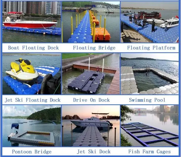 Marine Supplies Summer Fishing Float Hdpe Durable Double Floating Dock ...