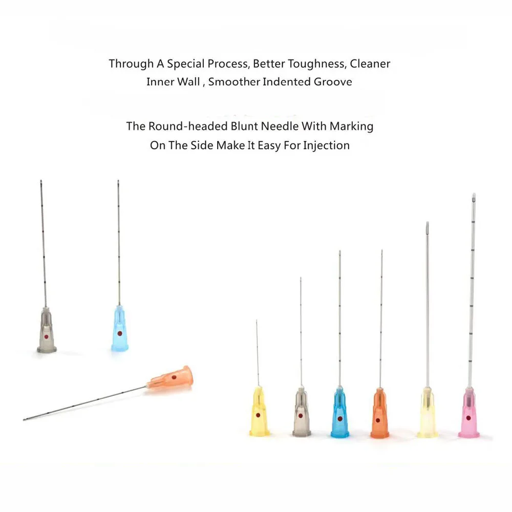 22g 2 Blunt Tip Derma 50mm Pdo Threads 90mm 25g50mm 22/50 Medical 14g ...