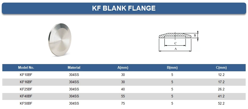 Kf10 Kf16 Kf25 Kf40 Kf50 스테인리스 강 피팅 진공 플랜지 - Buy 진공 플랜지 진공 피팅,진공 커넥터 Product on Alibaba.com