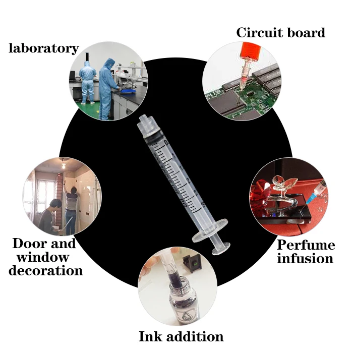 Disposable Syringes Auto Epoxy Resin Double Barrel Automatic Plastic ...