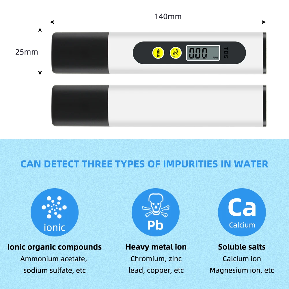 High Precision Tds Detection With Tds Sensor And The Digital Test Meter ...