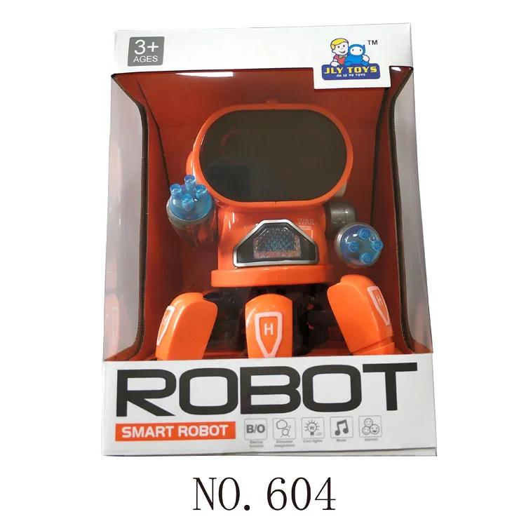 Battery Operated Educational Toys Intelligent Robot Smart Plastic ...