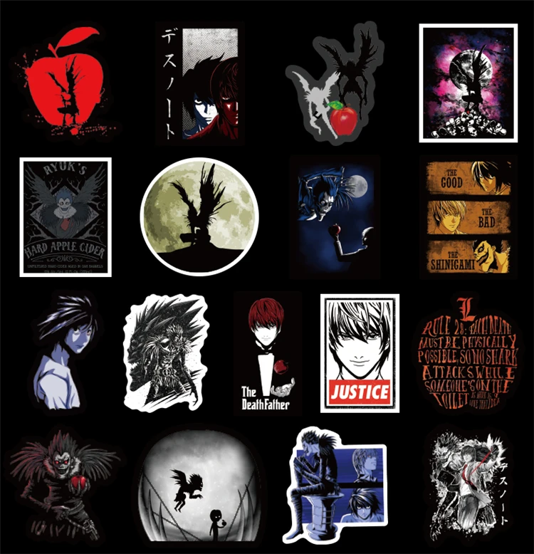 Death Note Sticker Pack Anime Stickers Paper Stickers etna.com.pe