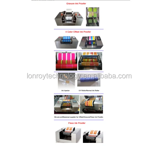 Flexographic Ink Proofing Equipment - Customized Support