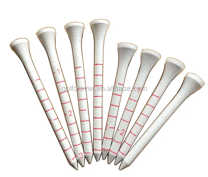 Wooden Golf Tee with Depth Indicator - Perfect for Practice