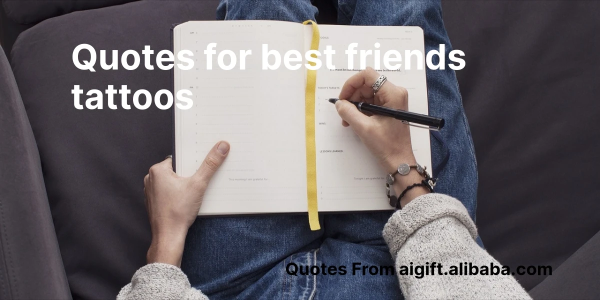 Quotes for Best Friends Tattoos: 120+ Ideas for Matching Ink