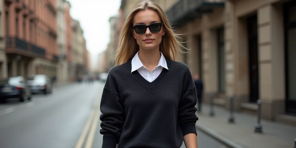 Sweater With Polo Underneath – 2025 Men’s Layering Trend on Alibaba.com