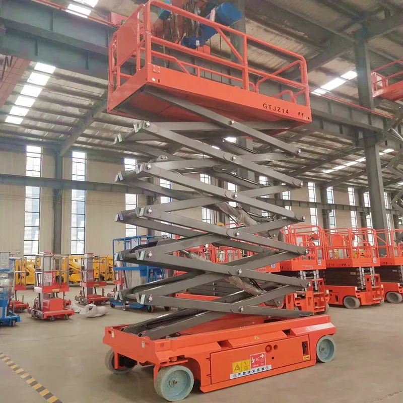 Hydraulic Motor Driving Self-Propelled Scissor Lift 8m