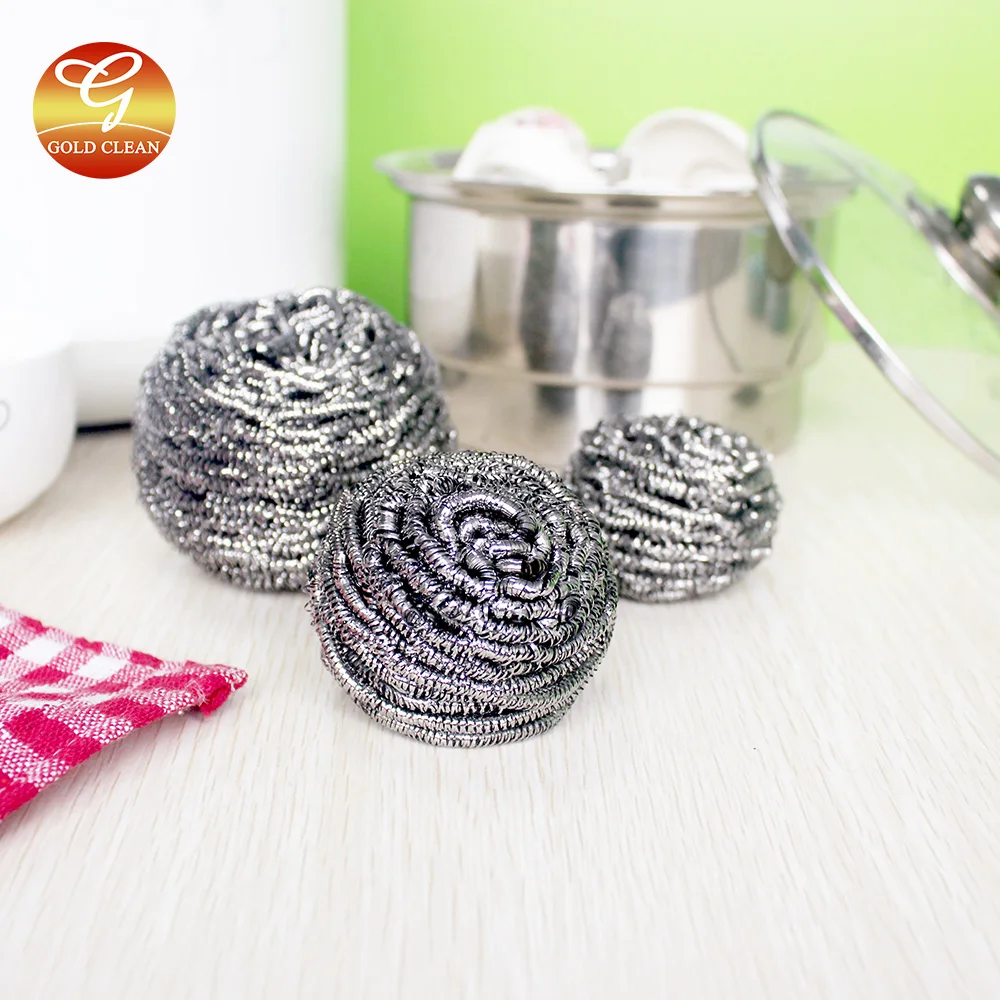 2020 Stainless Steel Scourer Sponges Scrubber Scrubbing Steel Wool ...
