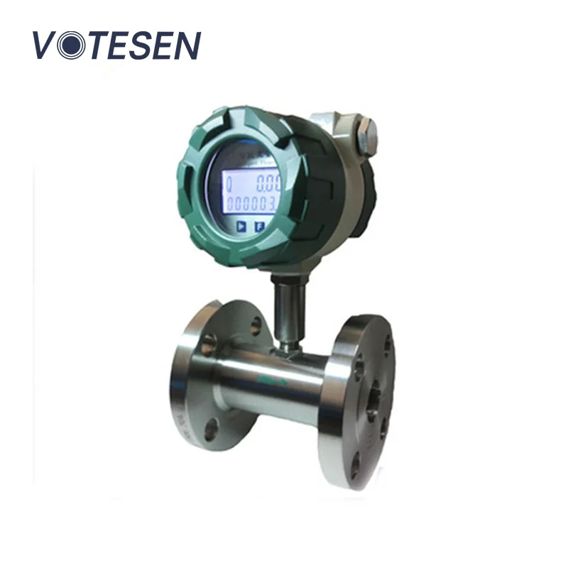 RS485 Pulse 4-20ma Output Turbine Flow Meter for Liquid and Gas