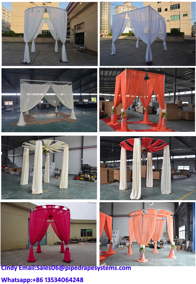 Trendy Birthday Party Cake Drapery Portable Backdrop Stand Pipe And ...