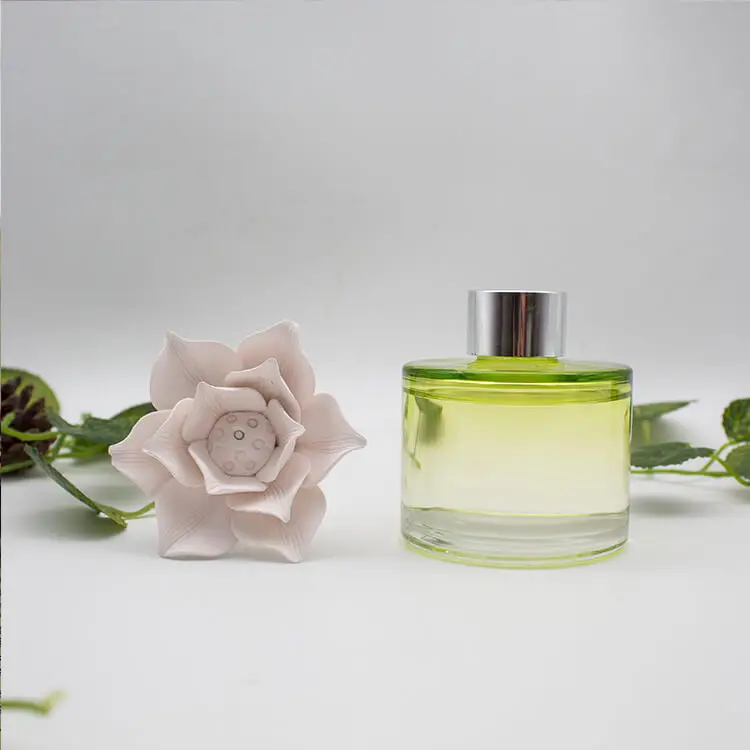 200ml Fragrance Oil Bottle With Customized Ceramic Plaster Stone Flower ...