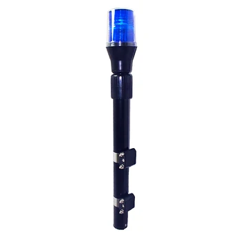 Motorcycle Pole Beacon Police Blue Led Pole Warning Flashing Light For ...