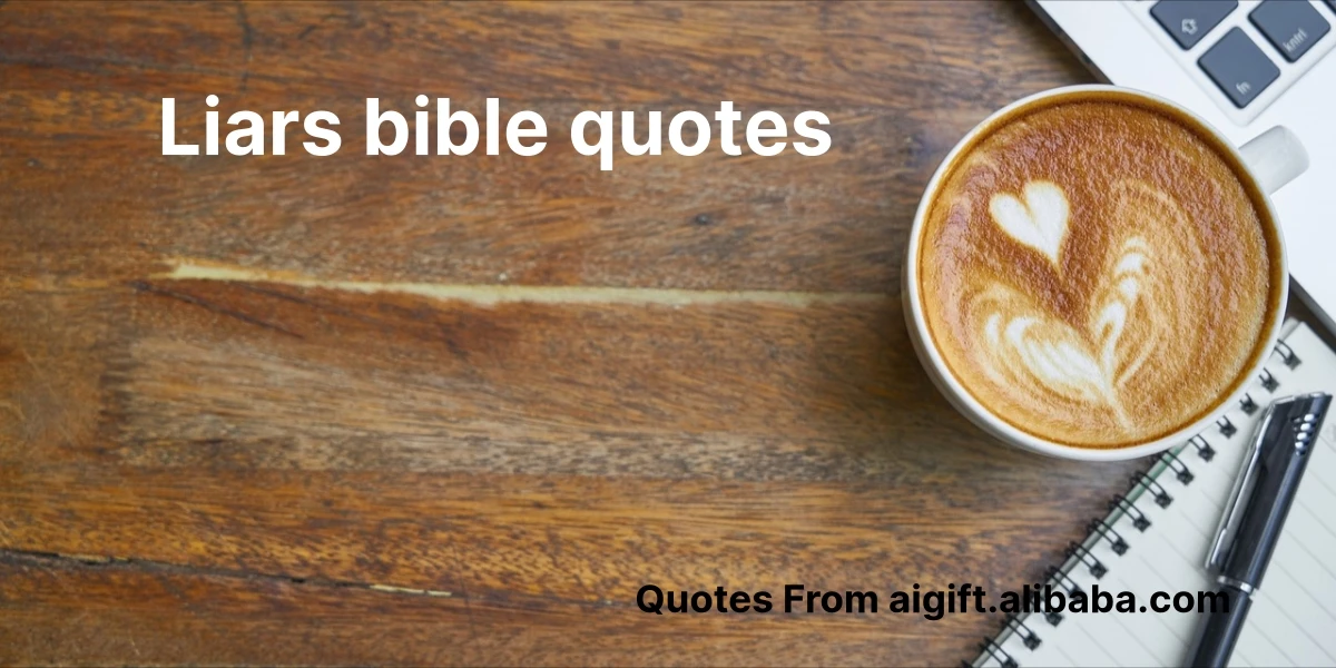 100+ Liars Bible Quotes: Powerful Copywriting That Exposes Deceit