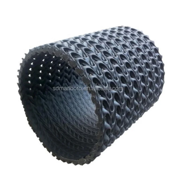 High Quality Black HDPE Plastic Permeable Curved Mesh Pipe