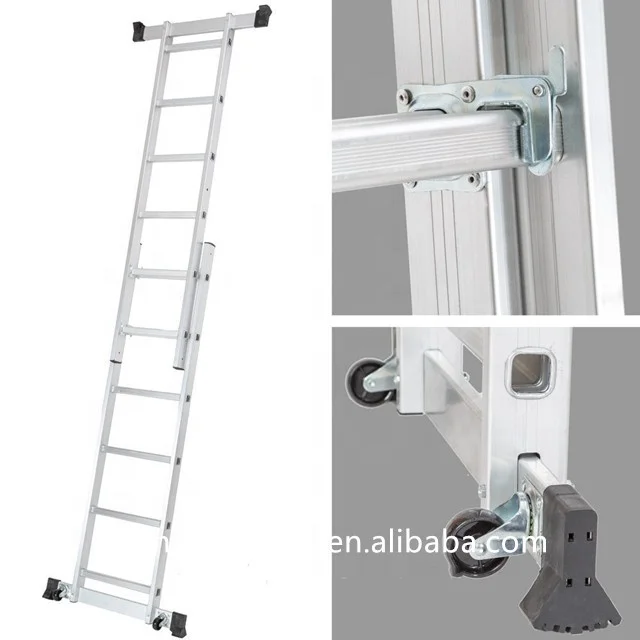 Lidl 6 Step Aluminum Scaffolding Stairs with Work Platform - Compact ...