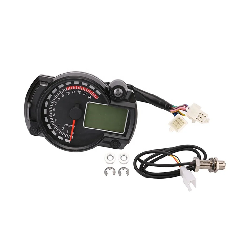 299km/h Motor Meter Bike Gauge 15000rpm 7 Color Adjustable Lcd ...