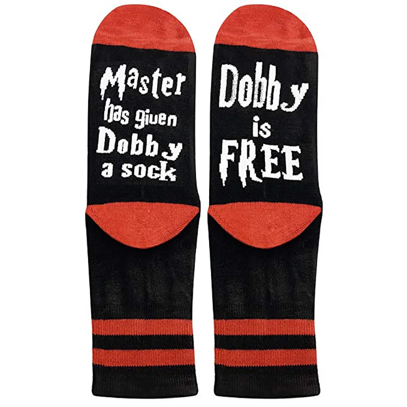 Novelty Funny Dobby Is Free Master Has Given Dobby A Socks Knitted ...