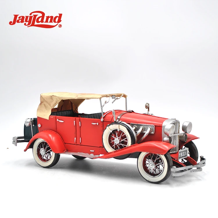 Vintage Car Model Home Decor - 1:18 Metal Office Decoration