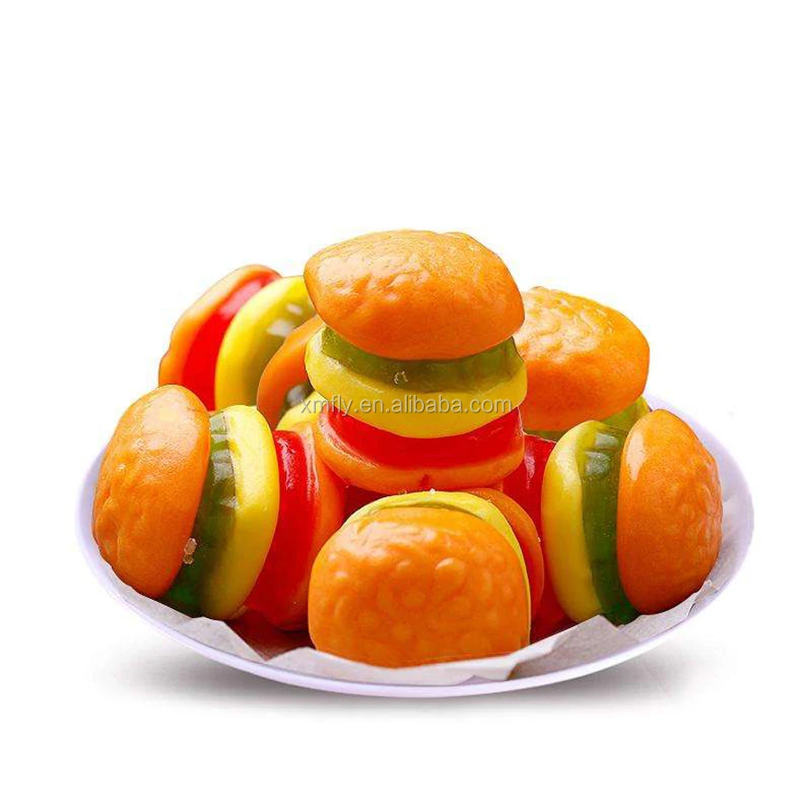 Halal Hamburger Gummy Candy - Sweet Treat for Kids