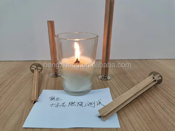 Cross Wood Wick - Premium Candle Wicks for DIY Crafts