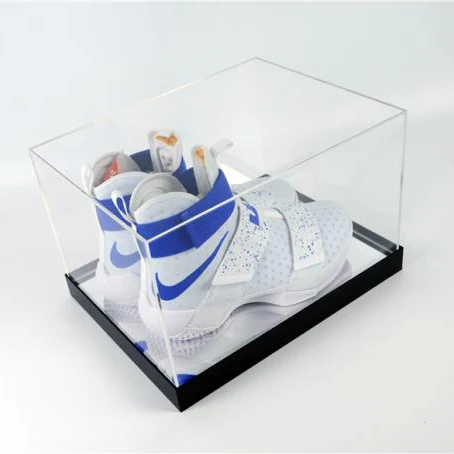Custom Wholesale Transparent Clear Gift Boxing Drop Front Shoe ...