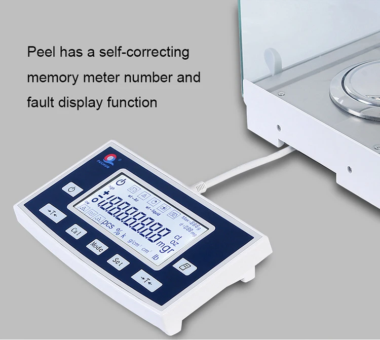 Rear Type Electromagnetic Force Sensor Detachable Lcd Display 0.01mg ...