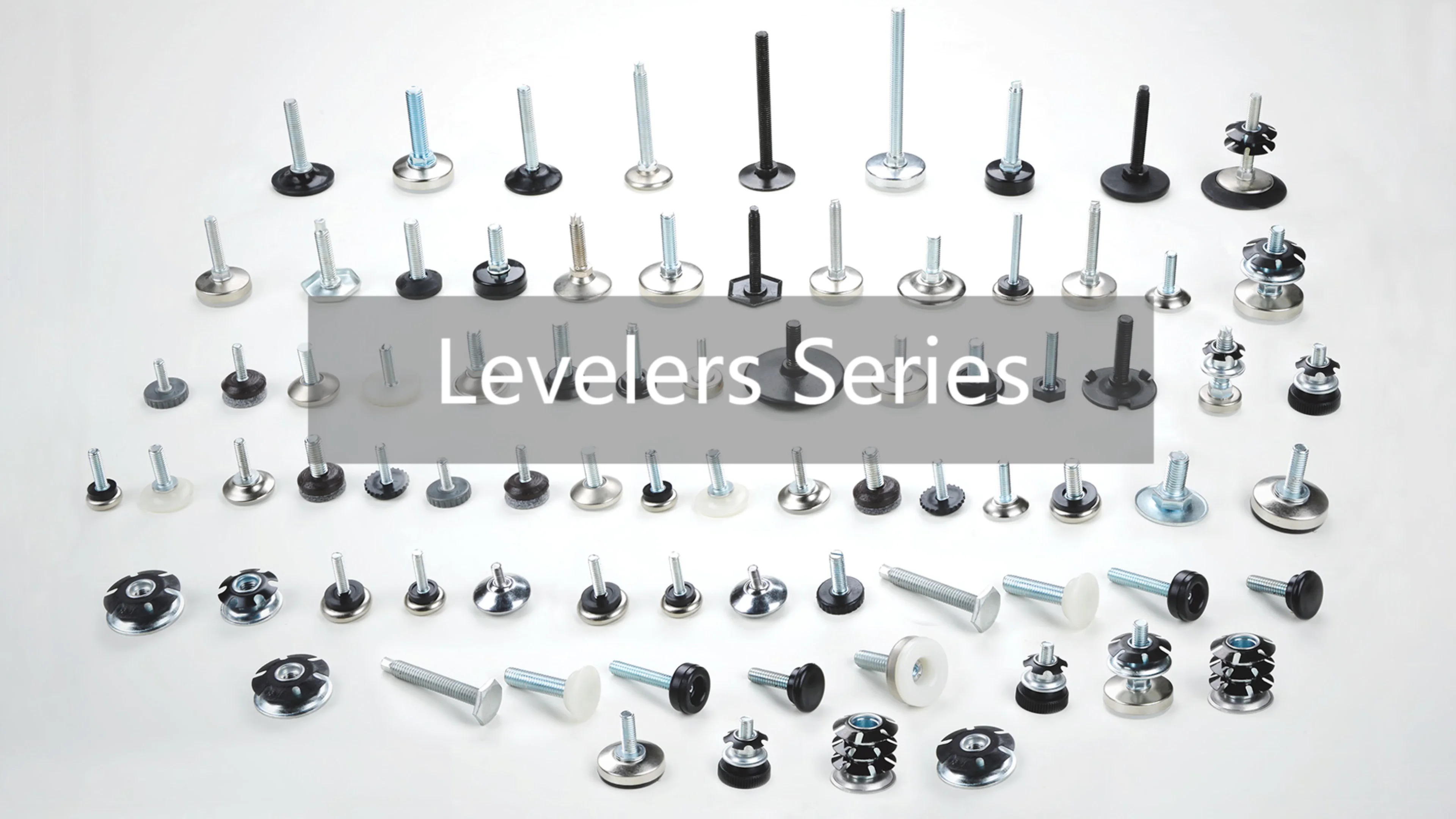 Hyderon Plastic Riveted Type Leveler For Furniture Feet Leg Screw-in ...