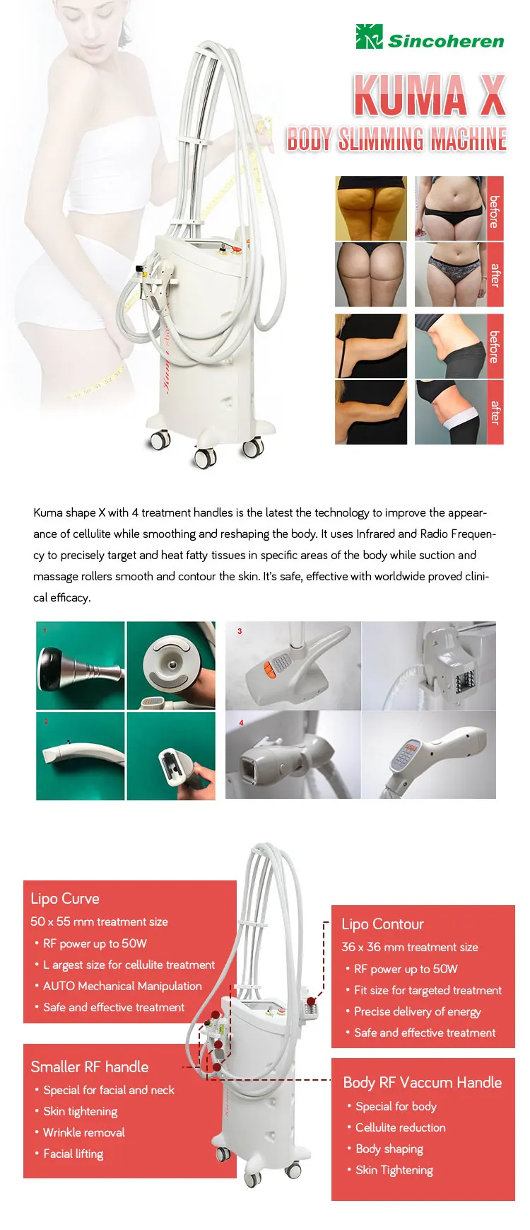 Kumashape X Anti-cellulite Body Shaping Machine Body Sculpting Vacuum ...