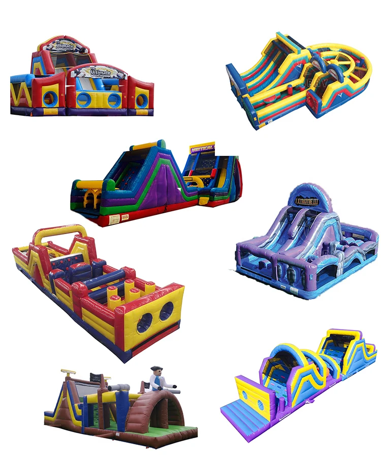 Challenge Race Bounce House Inflatable 5k Obstacle Course