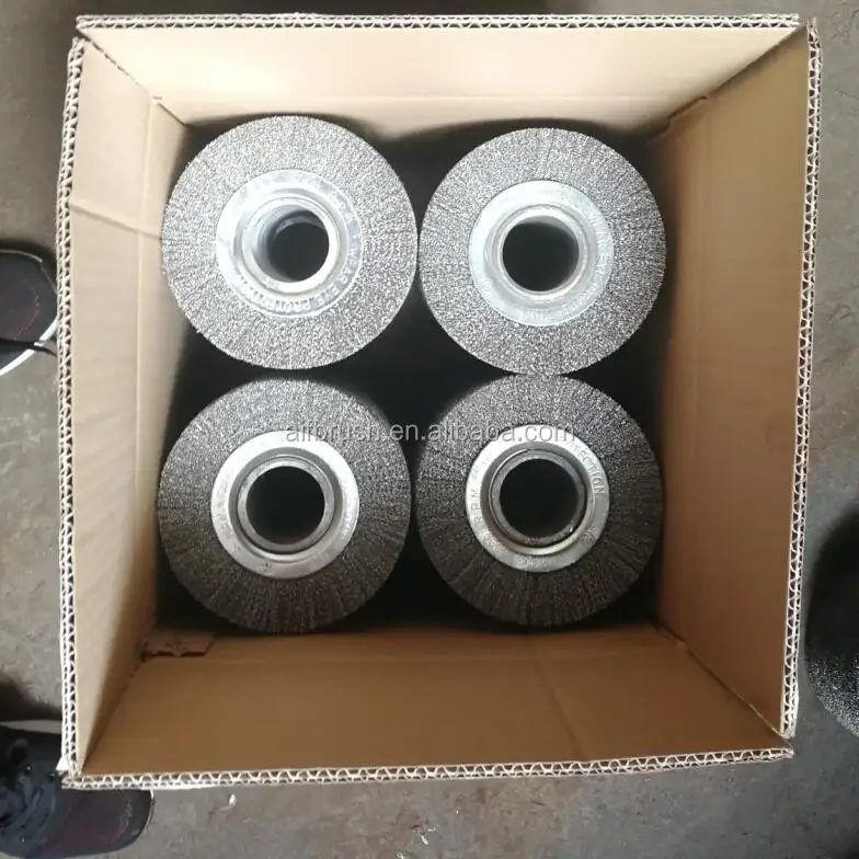 Stainless Steel Industrial Cylindrical Wire Brush Roller