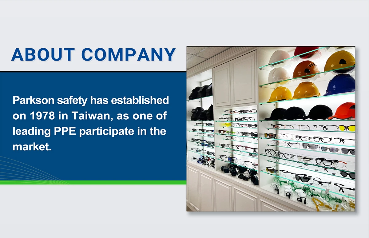 PARKSON SAFETY INDUSTRIAL CORP. - Safety Spectacle, Safety Goggle
