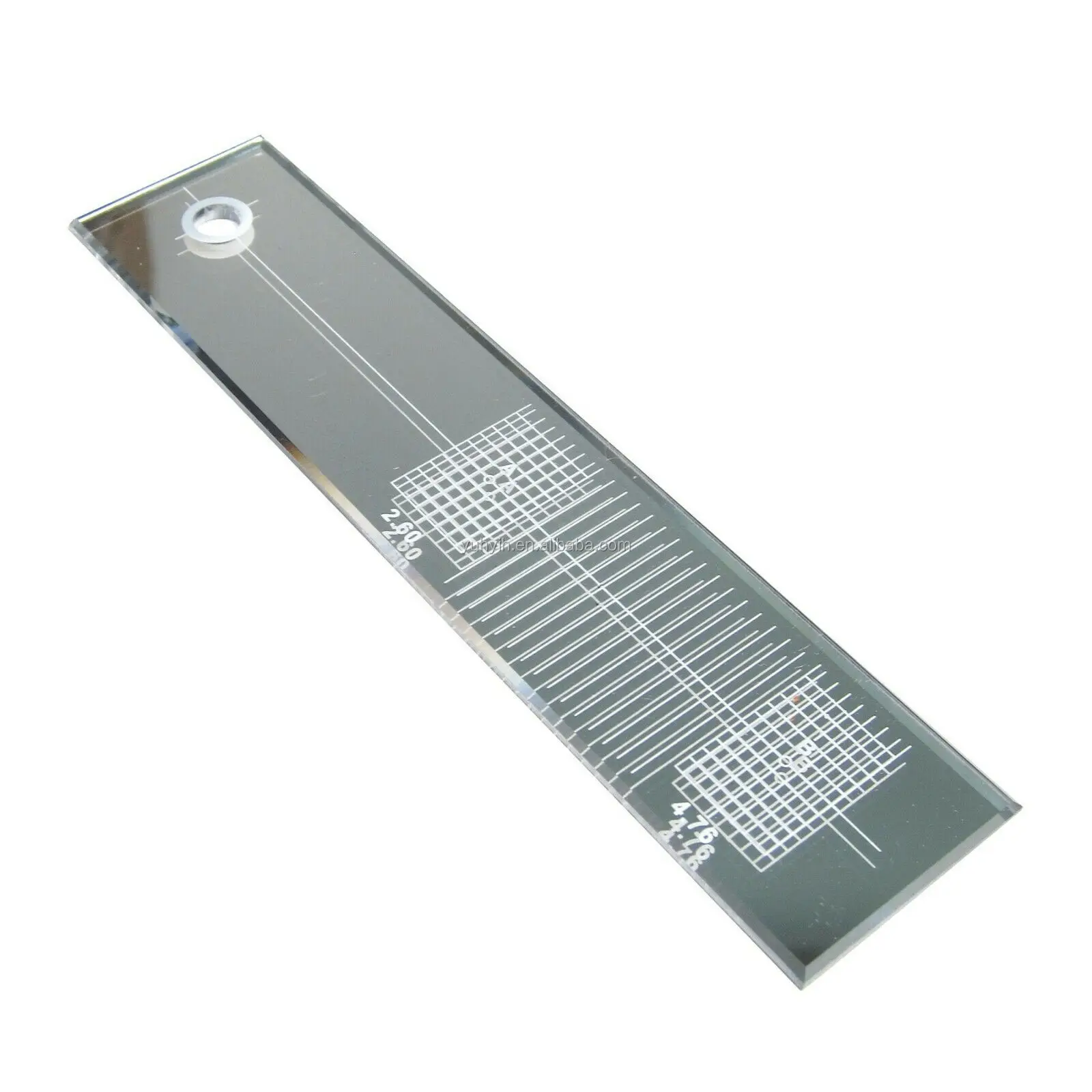 Two Point Cartridge Alignment Protractor for Turntables