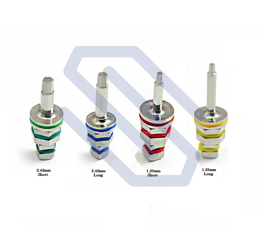 Dental Implant Hex Drivers Abutment 1.25mm 2.42mm Torque Ratchet Wrench ...