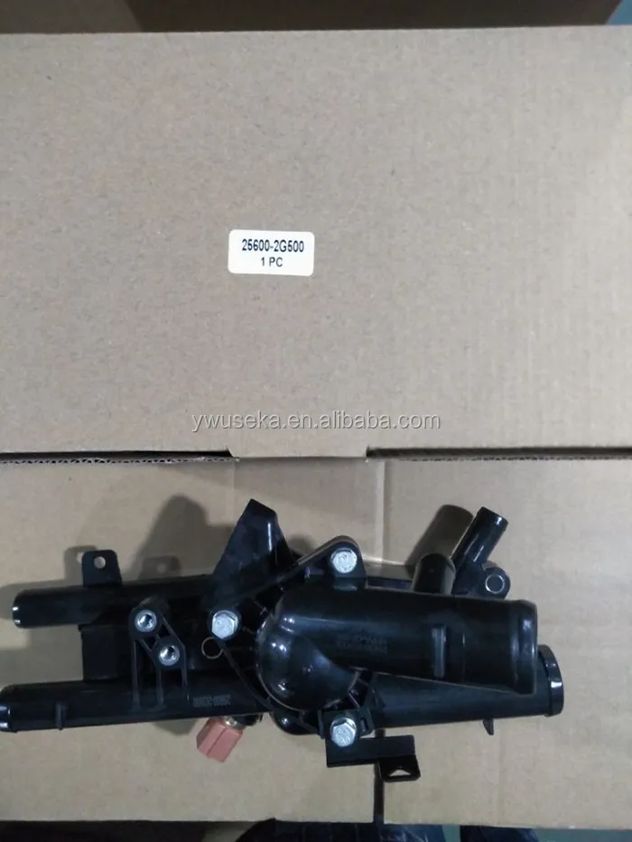 Engine Coolant Thermostat Housing For Hyundai Santa Fe Tucson Sonata ...