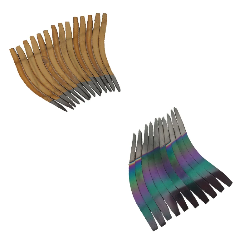 K Rainbow Color W5 Circular Cockfighting Knives M42 Hss Tari Saw Blade ...