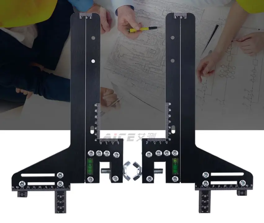 Elevator Guide Rail Alignment Gauge,2pcs/set Elevator Guide Rail ...