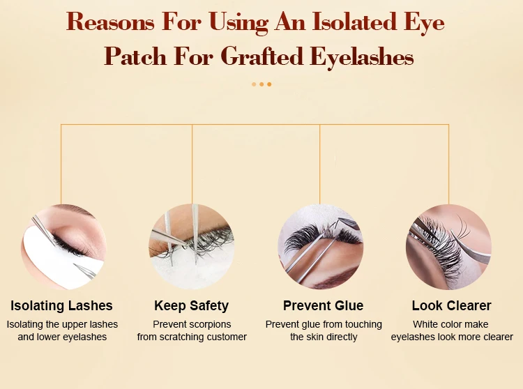 50pairs/pack New Hydrogel Paper Patches Eyelash Extension Patches For ...