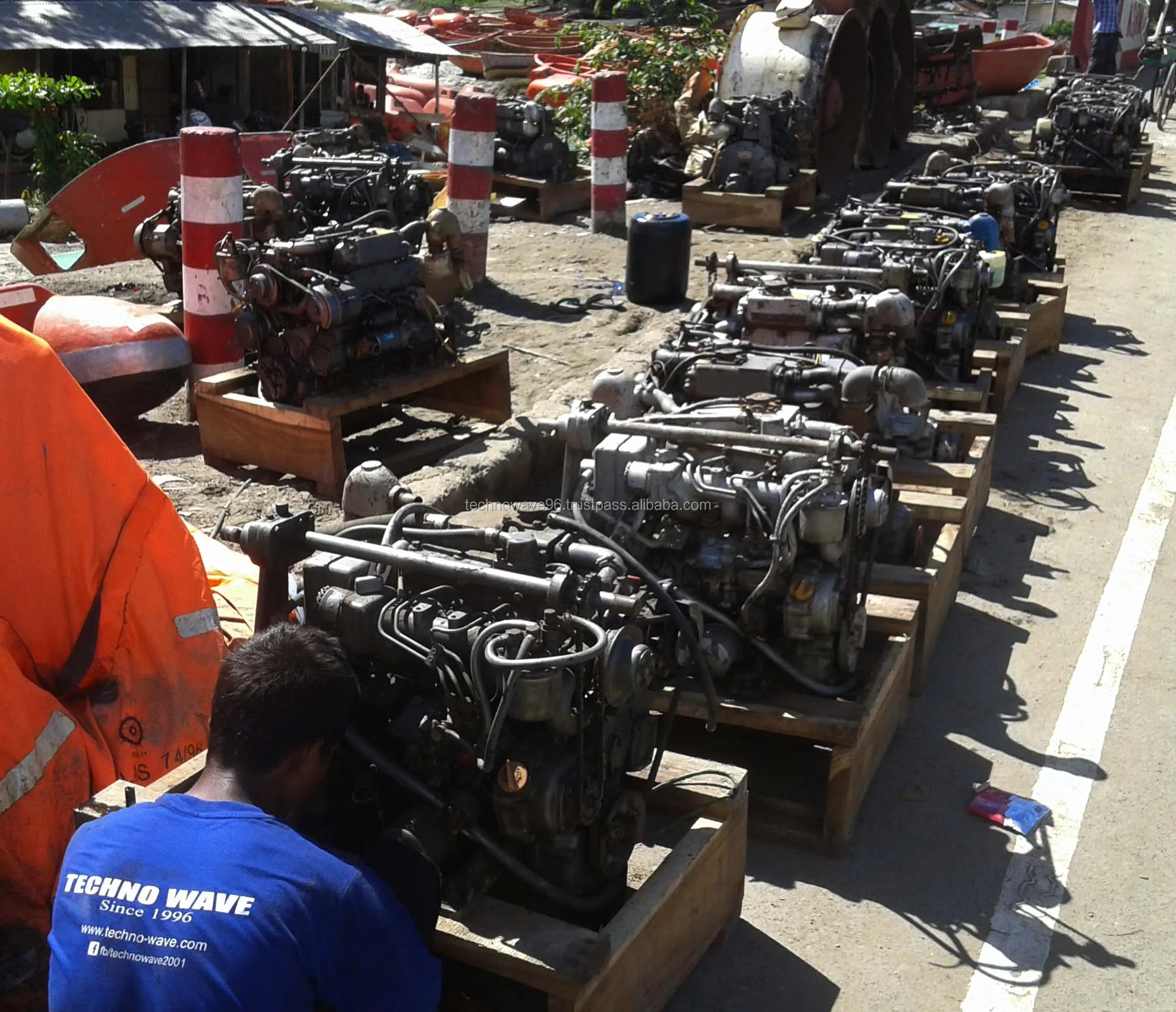 24HP Bukh DV24 Used Diesel Inboard Boat Engine for Sale - Marine Diesel ...