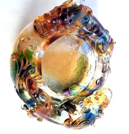 Silver Bowl for Pixiu - Lucky Feng Shui Craft Statue