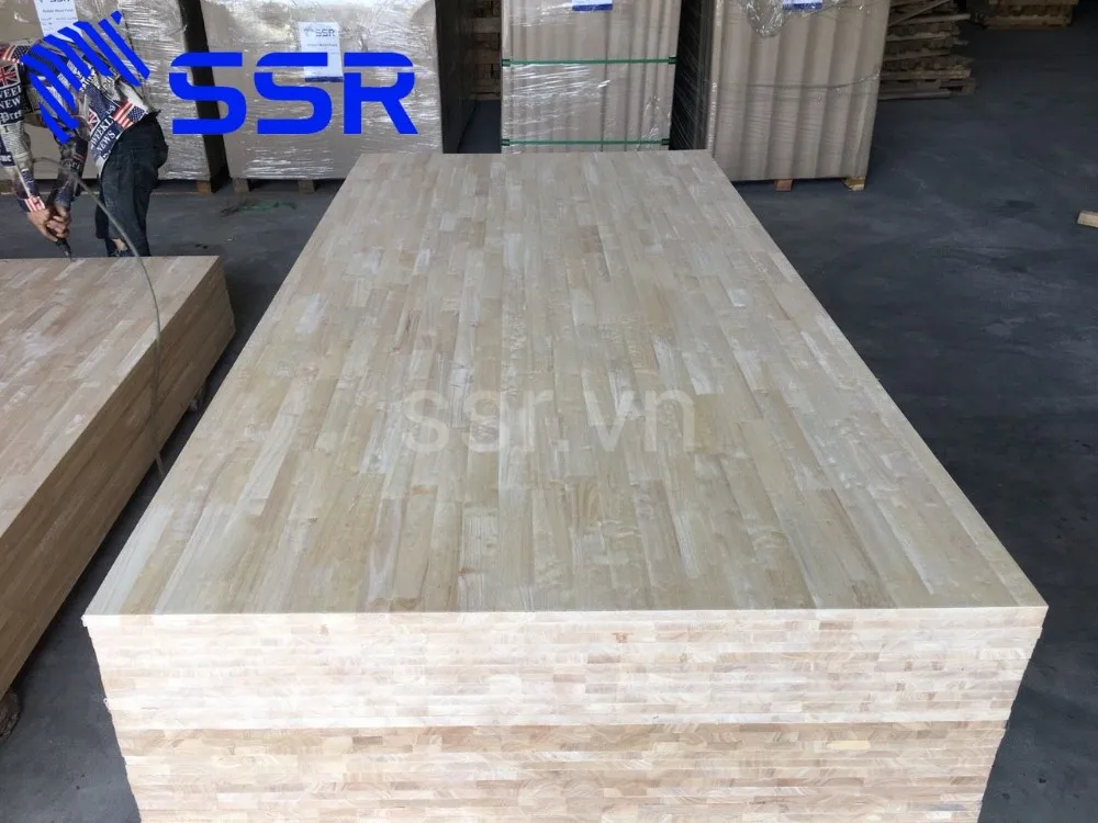 Rubberwood Panel/ Rubber Wood Finger Joint Board For Wood Table Top ...