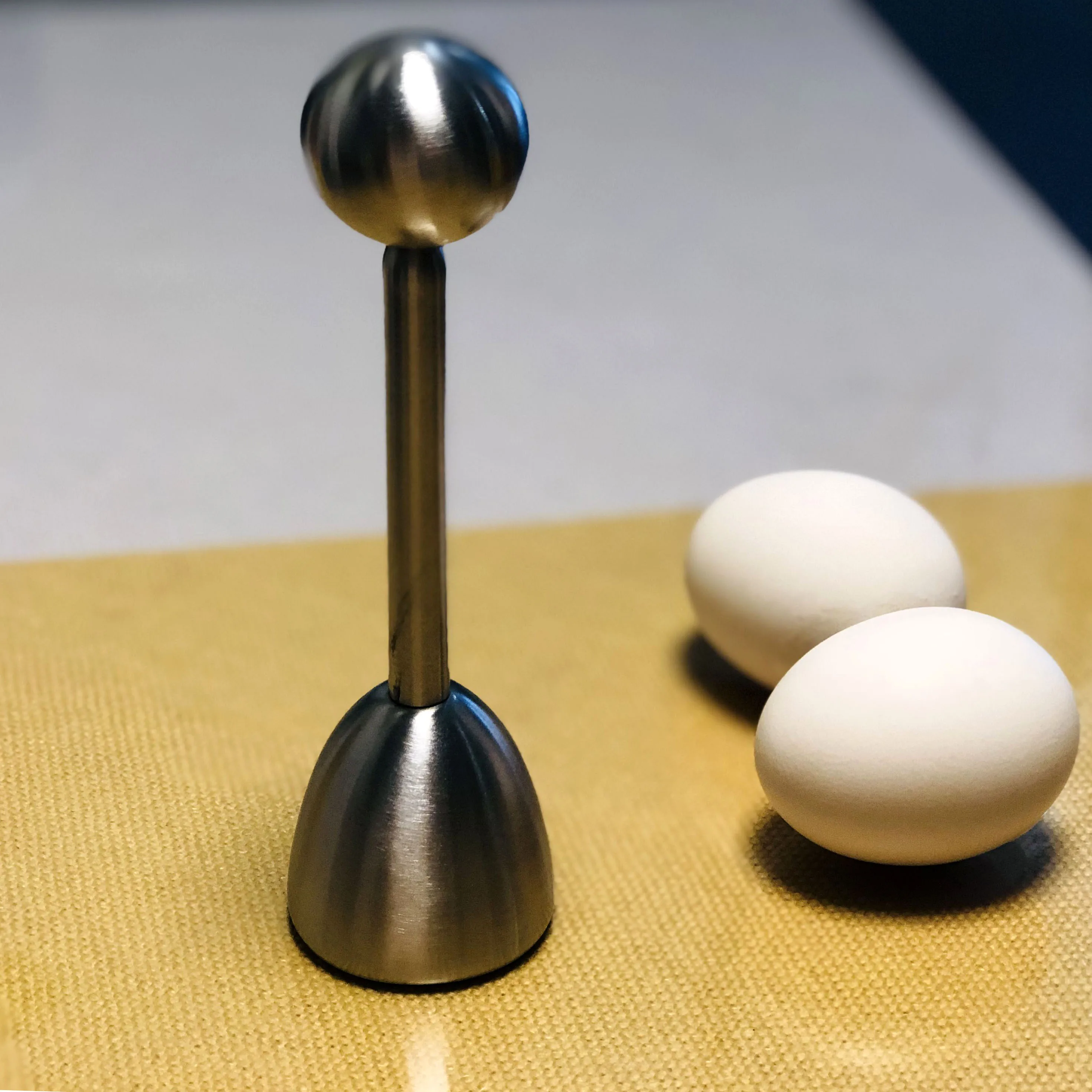 Stainless Steel Egg Cutter Opener - Efficient & Durable