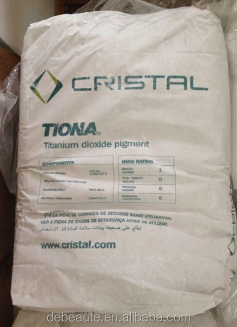 Rutile Grade Tio2 Titanium Dioxide Pigment Cristal Tiona 595