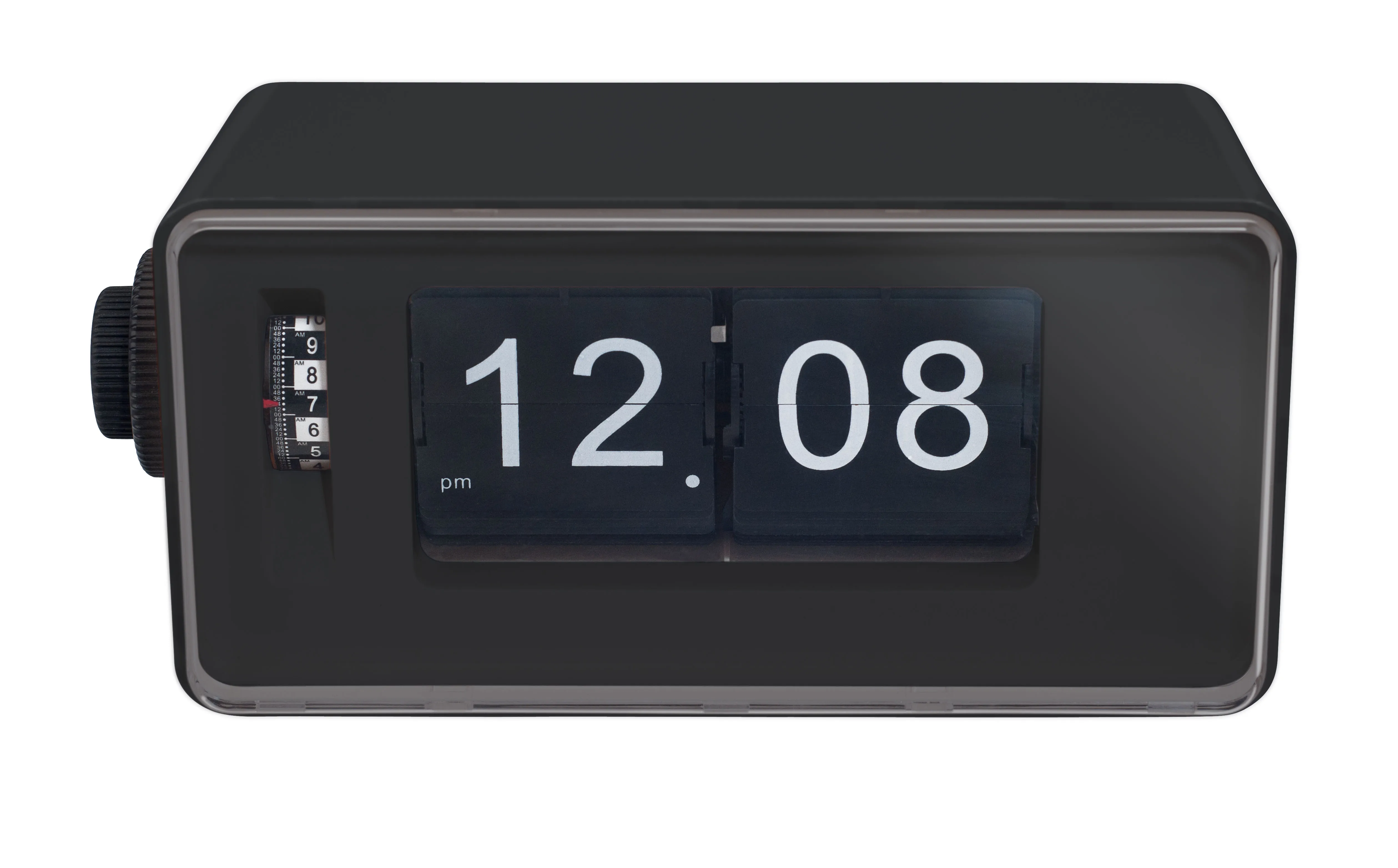 Retro Wooden Radio Flip Clock Radio with Alarm - Winsonic