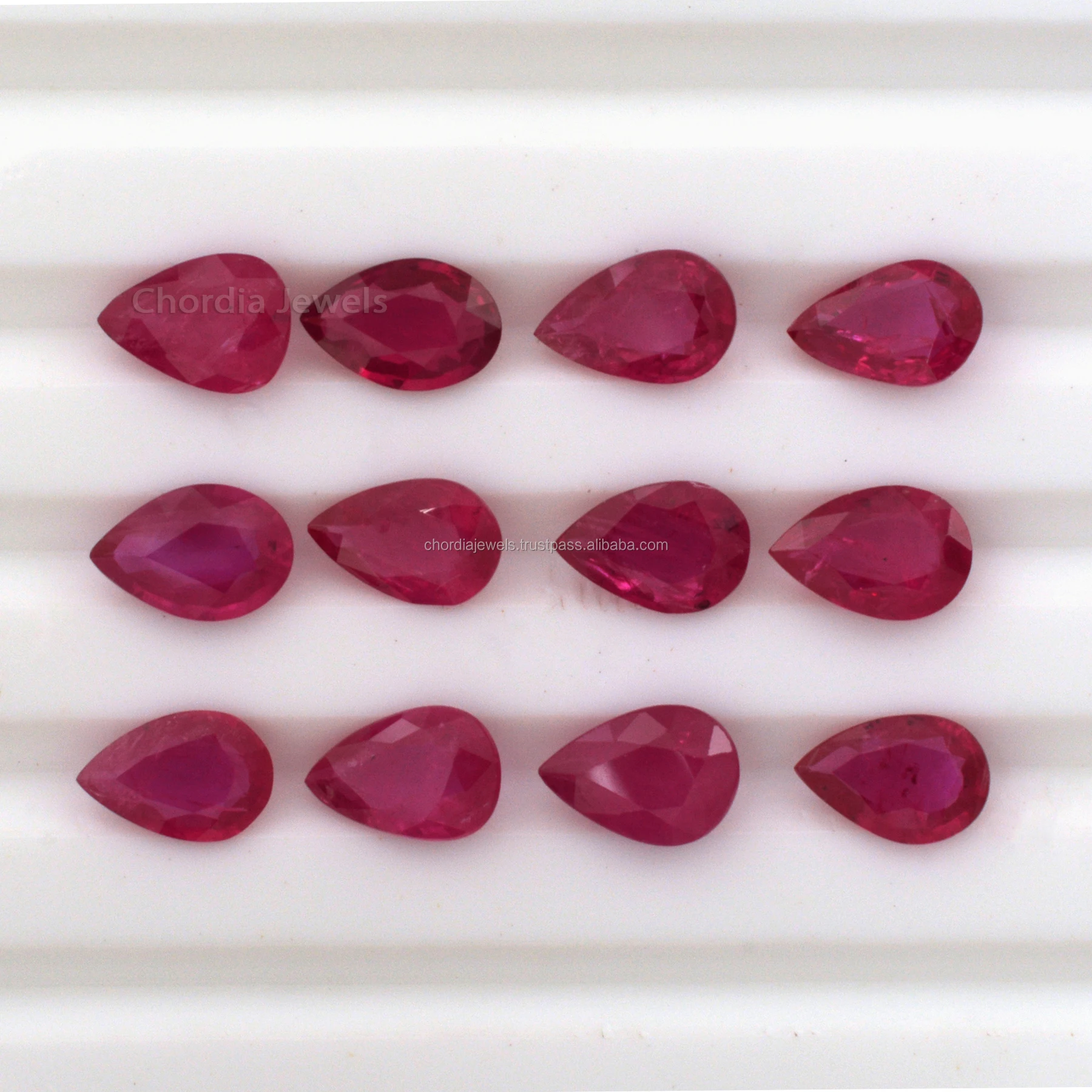 Natural Burma Ruby Gemstones - Perfect for Handmade Jewelry