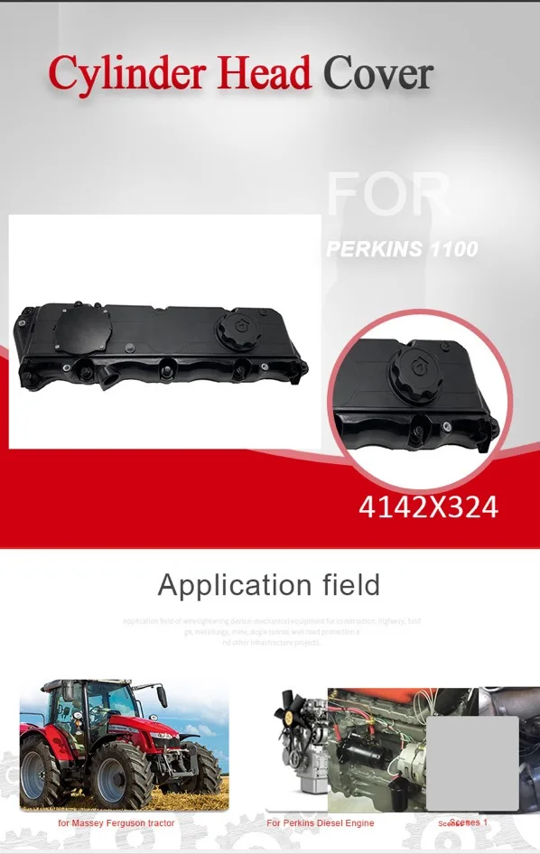 Kualitas Tinggi WMM Mesin Kepala Silinder Menutupi 4142X324 untuk ...